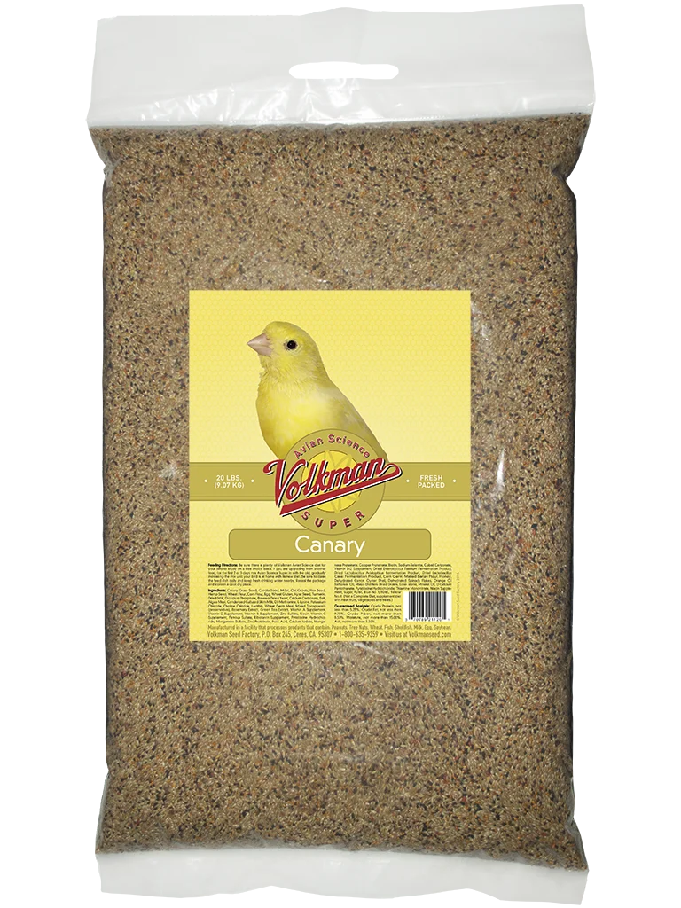 Avian Science Super Canary 20lb - Volkman Pet Products