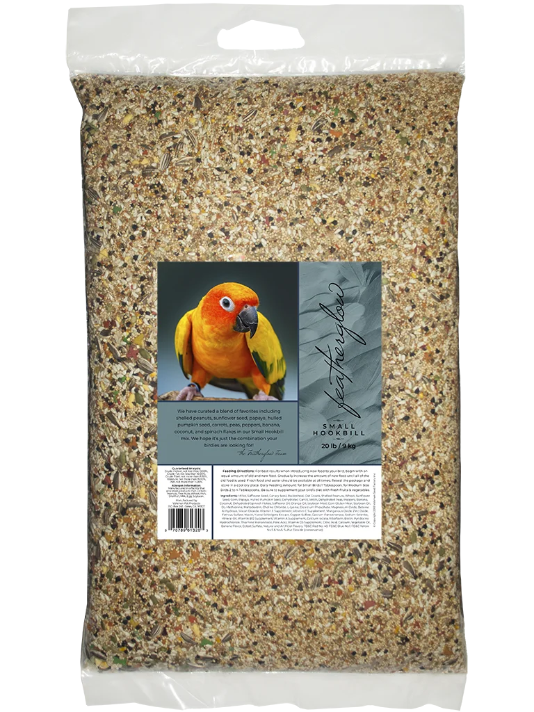 Featherglow Small Hookbill 20lb - Volkman Pet Products