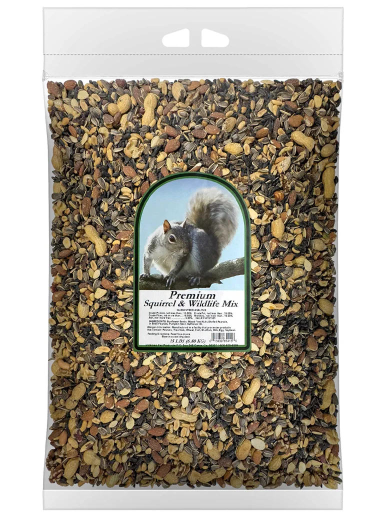 Premium Squirrel & Wildlife Mix 15lb - Volkman Pet Products