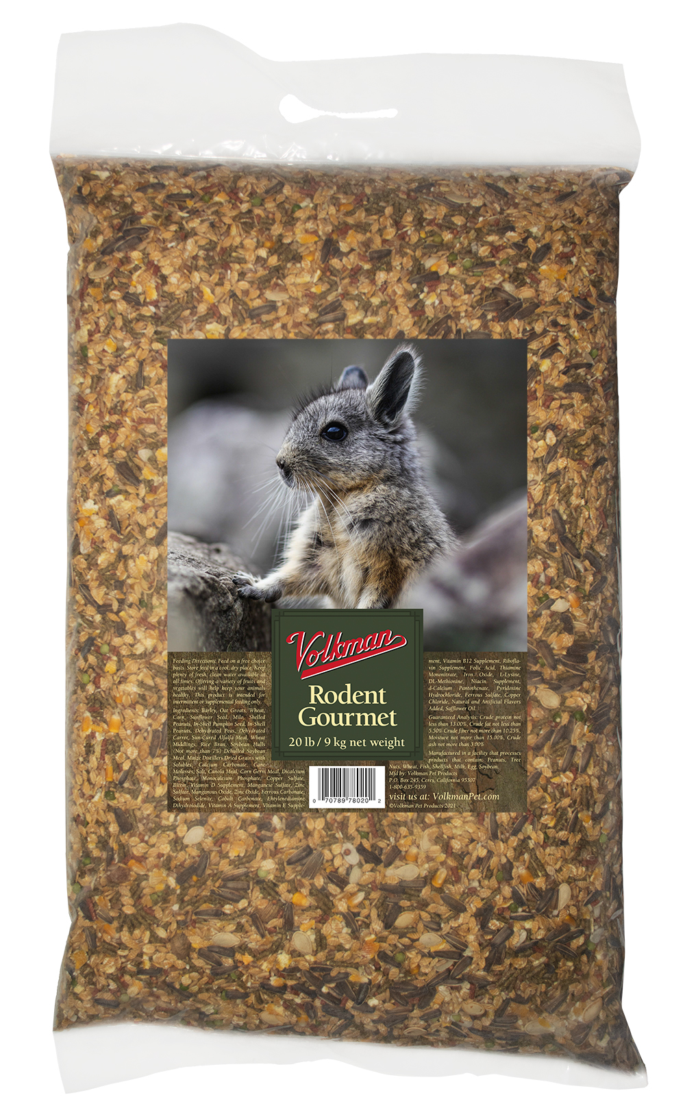 Volkman Rodent Gourmet 20lb - Volkman Pet Products