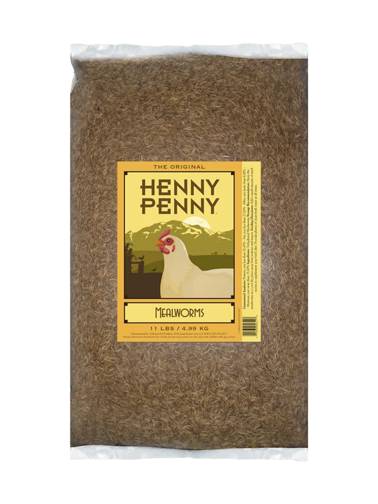Henny Penny Mealworms 11lb - Volkman Pet Products