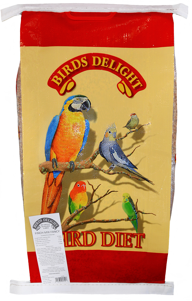 Bird's Delight Finch Mix Fancy 20lb - Volkman Pet Products