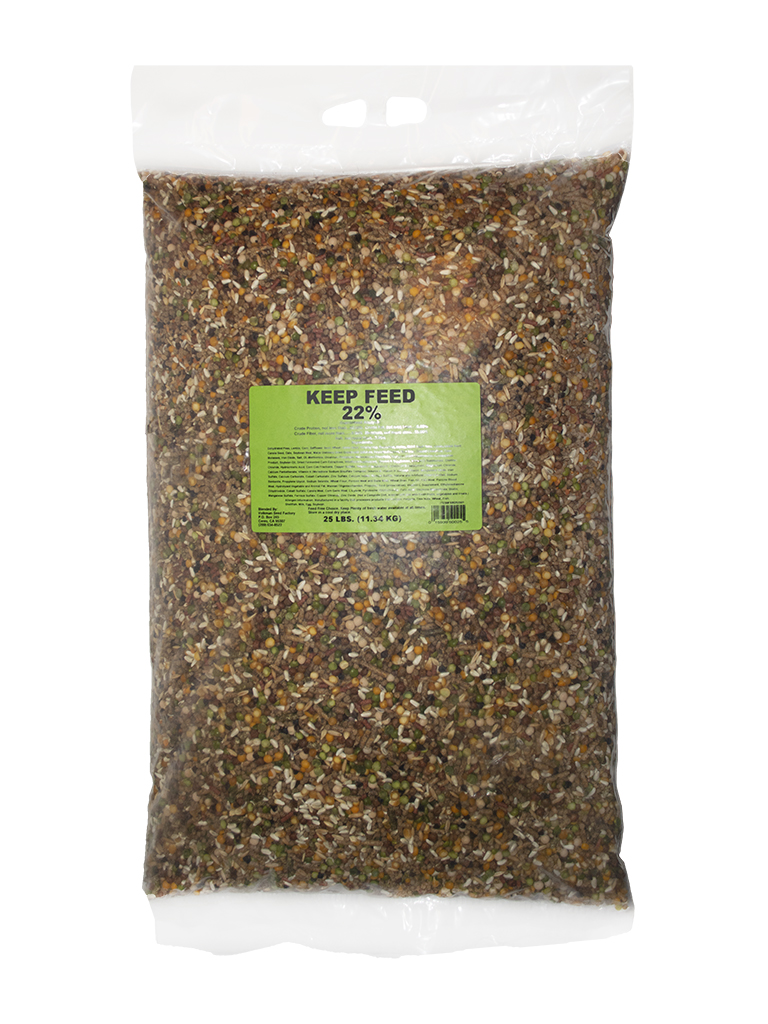 Keep Feed 22% 25lb - Volkman Pet Products